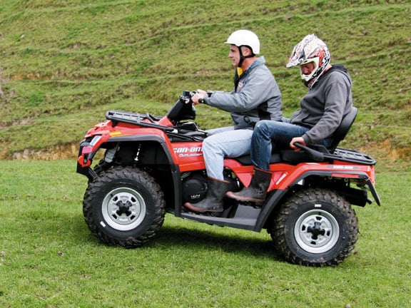Can-Am Outlander 400 MAX quad test - Farm Trader