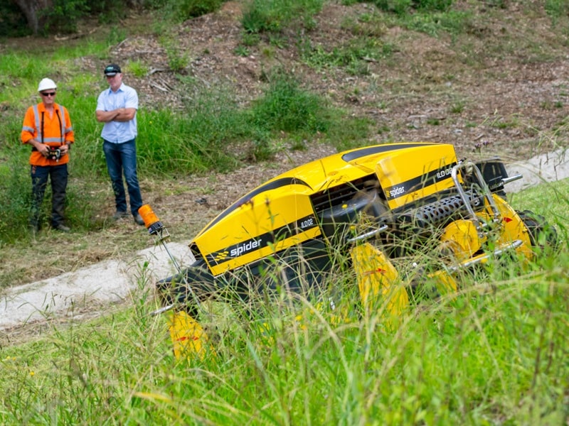 Spider ILD 02 remote-controlled slope mower review