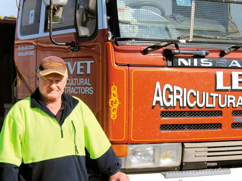 Steve Levet is working for rural contractors...
