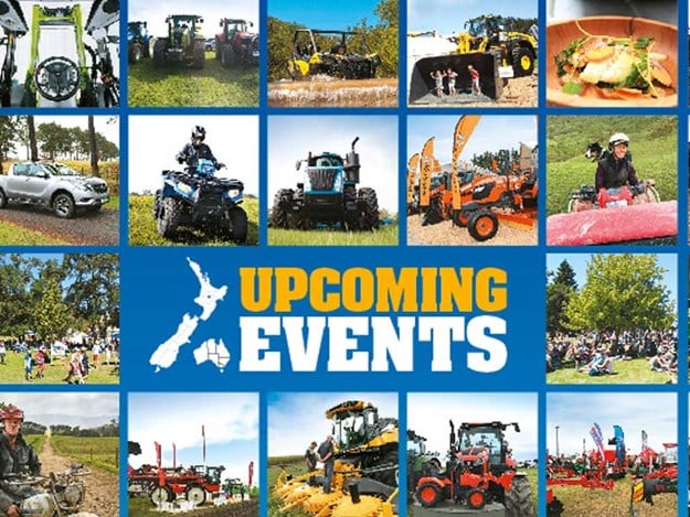 Upcoming farming events in NZ September to November 2019